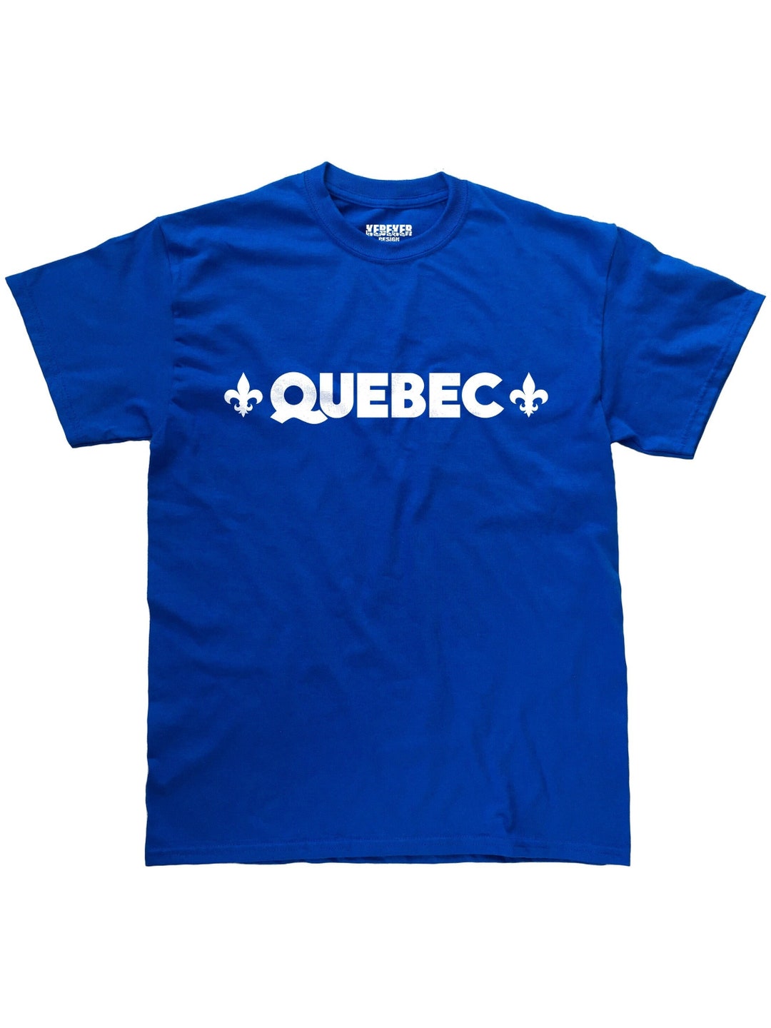 Quebec + Fleur De Lys T-shirt for Men & Women - Québec Canada Shirt ...