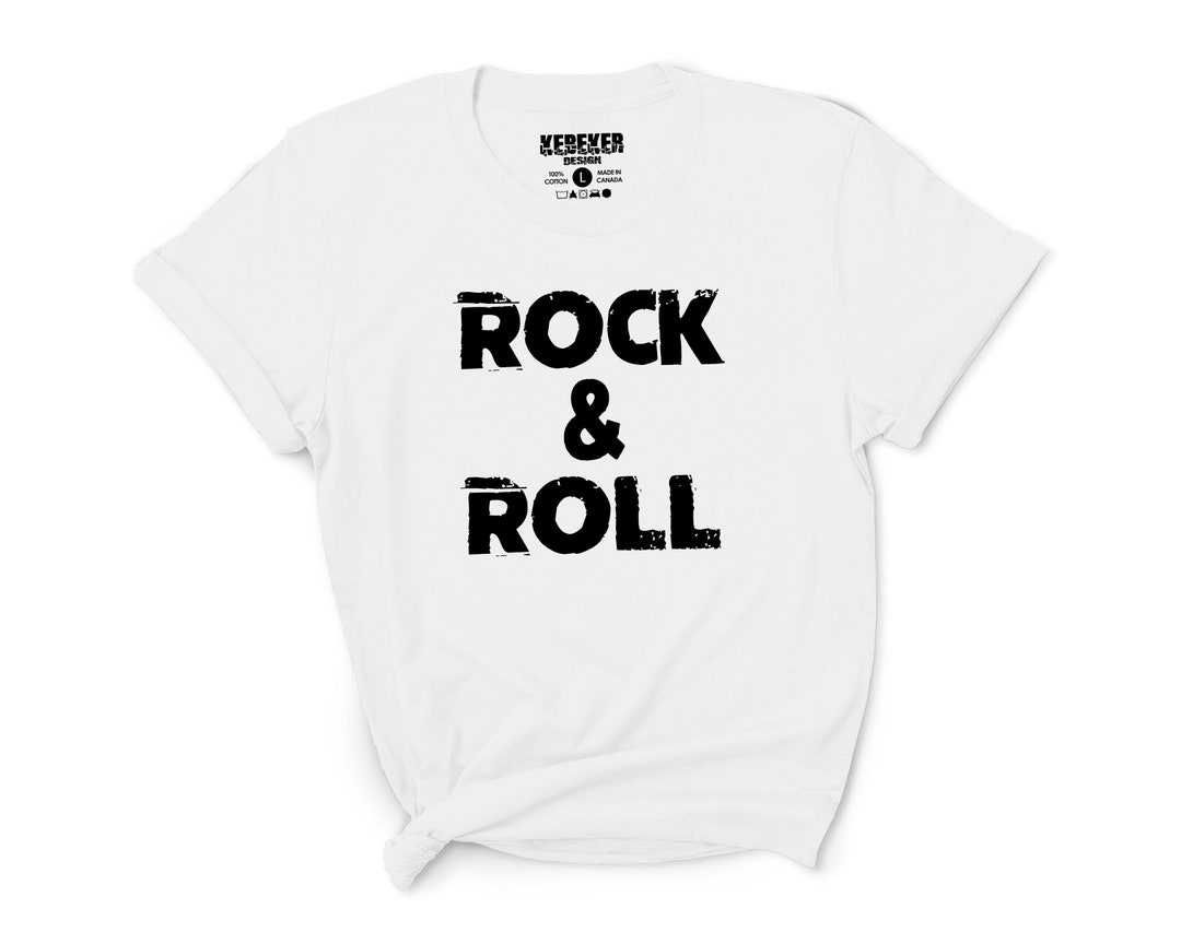 Rock & Roll Shirt, Rock T-shirt, Music Shirt, Rocker Shirt, Rock and ...