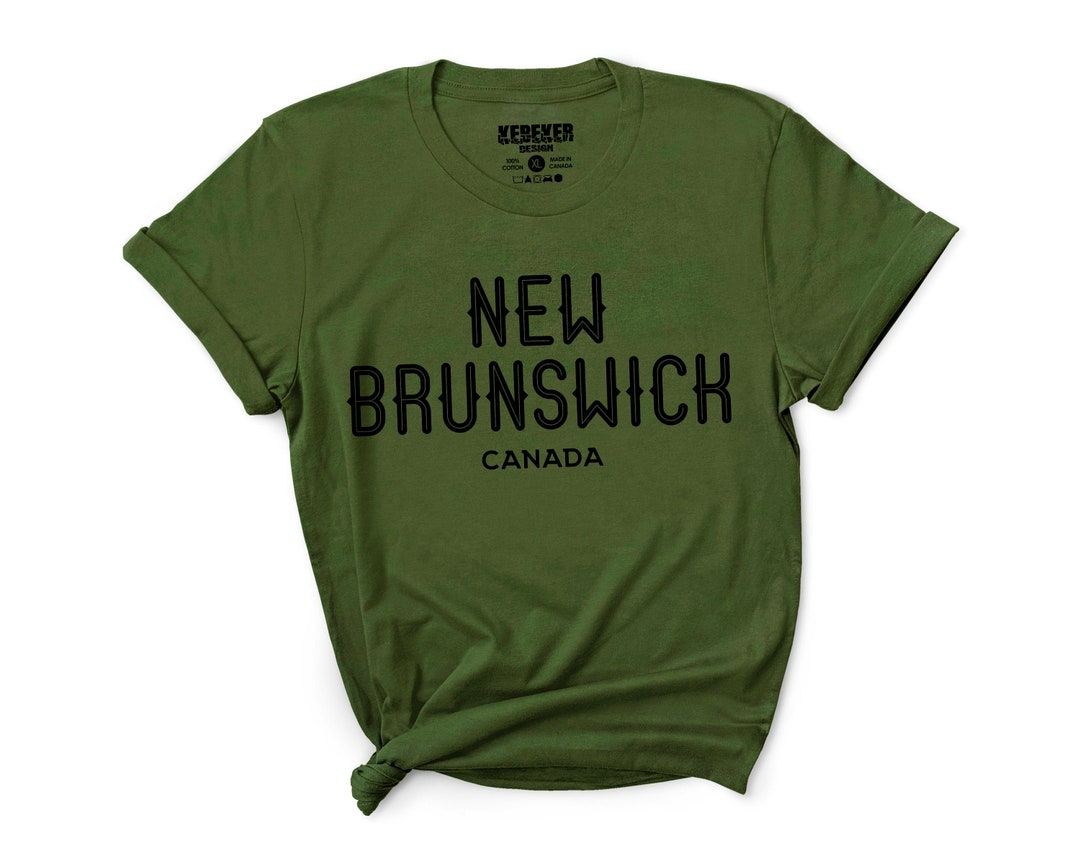 New Brunswick T-shirt for Men & Women, Canada Shirts, Moncton, Saint ...