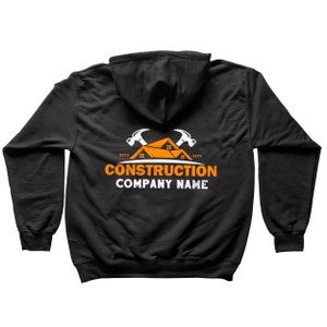 Custom Construction Company Hoodie, Carpenter Shirts, Carpentry ...