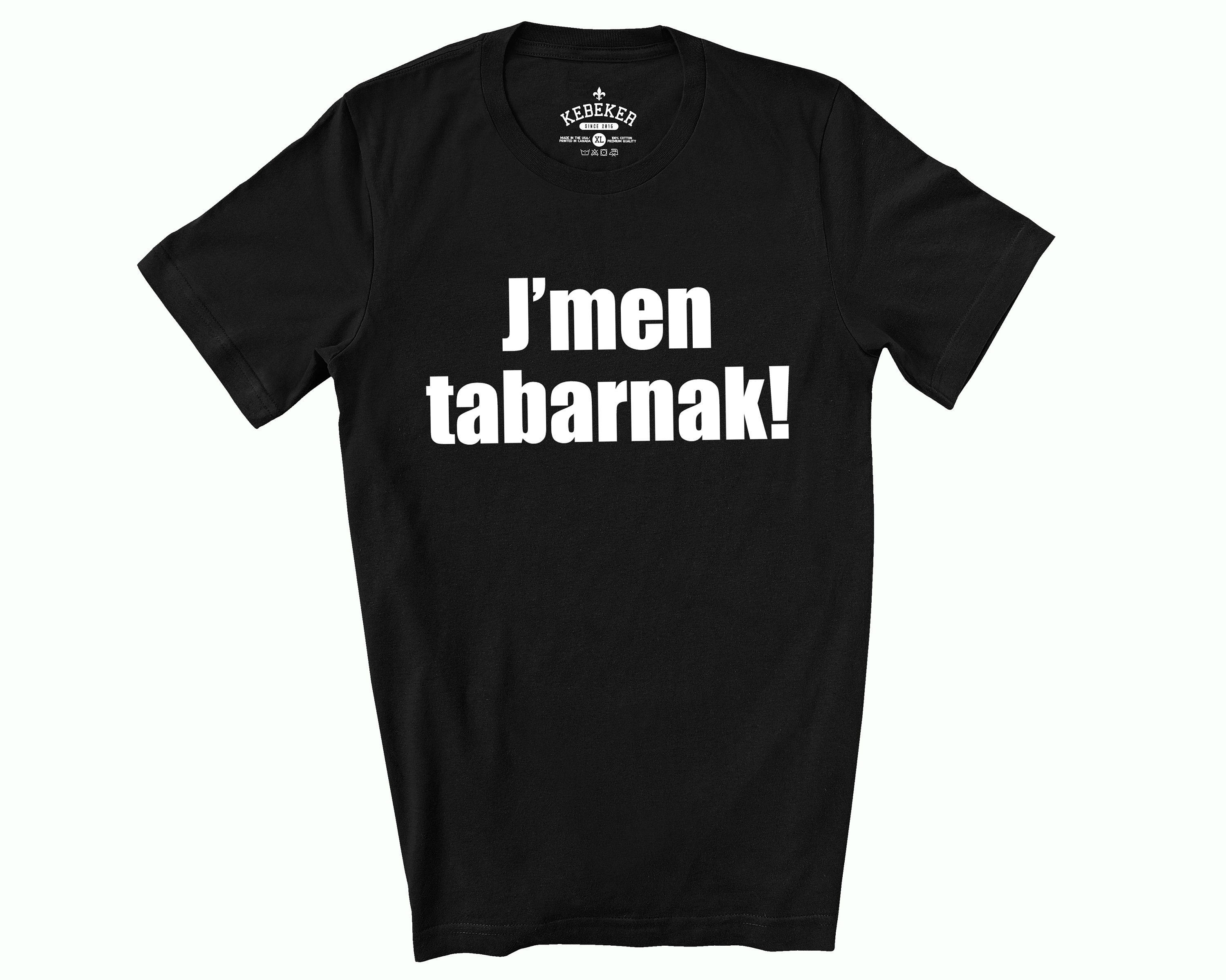 T-Shirt Jmen Tabarnak pour Homme et Femme T-Shirt Québécois - Etsy Canada