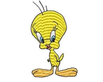 Tweety embroidery | Etsy