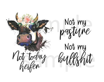 Not my pasture | Etsy