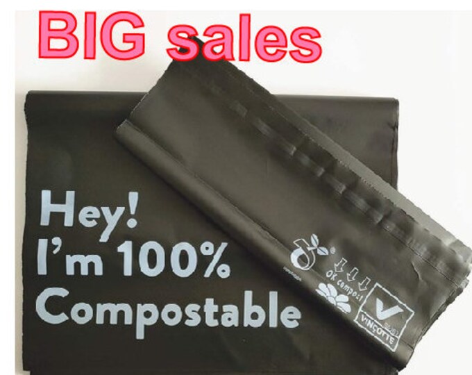 Custom Biodegradable Poly Bags for Packaging 100% - Etsy