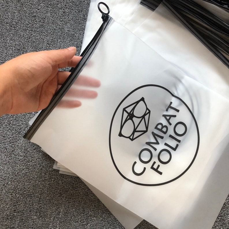 1000pcs On Sale Custom Frosted Zipper Bags Custom Packaging Etsy