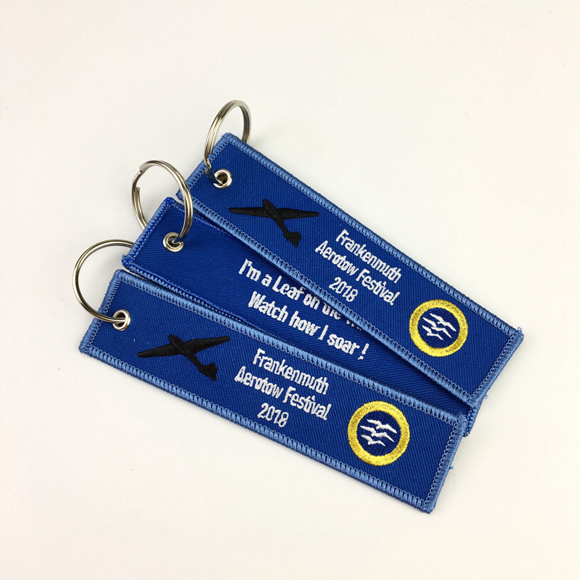 150 Custom Embroidered Keychains Embroidery Key Chain Custom | Etsy