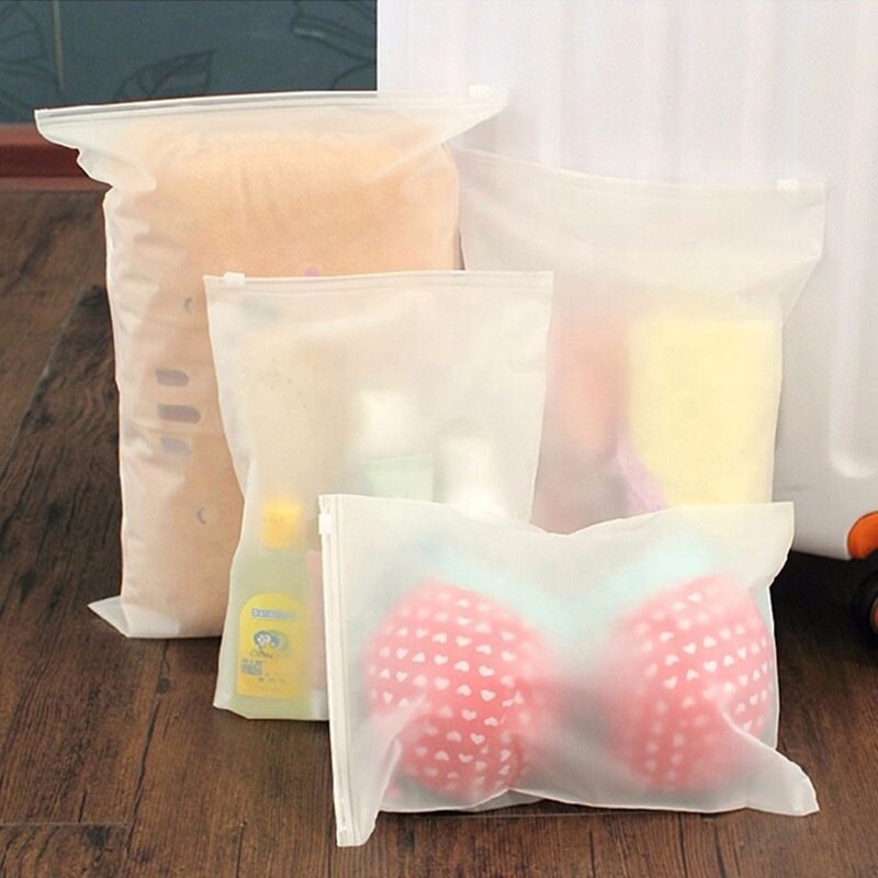 100 Custom Frosted Zipper Bags Clear Ziplock Bag High - Etsy