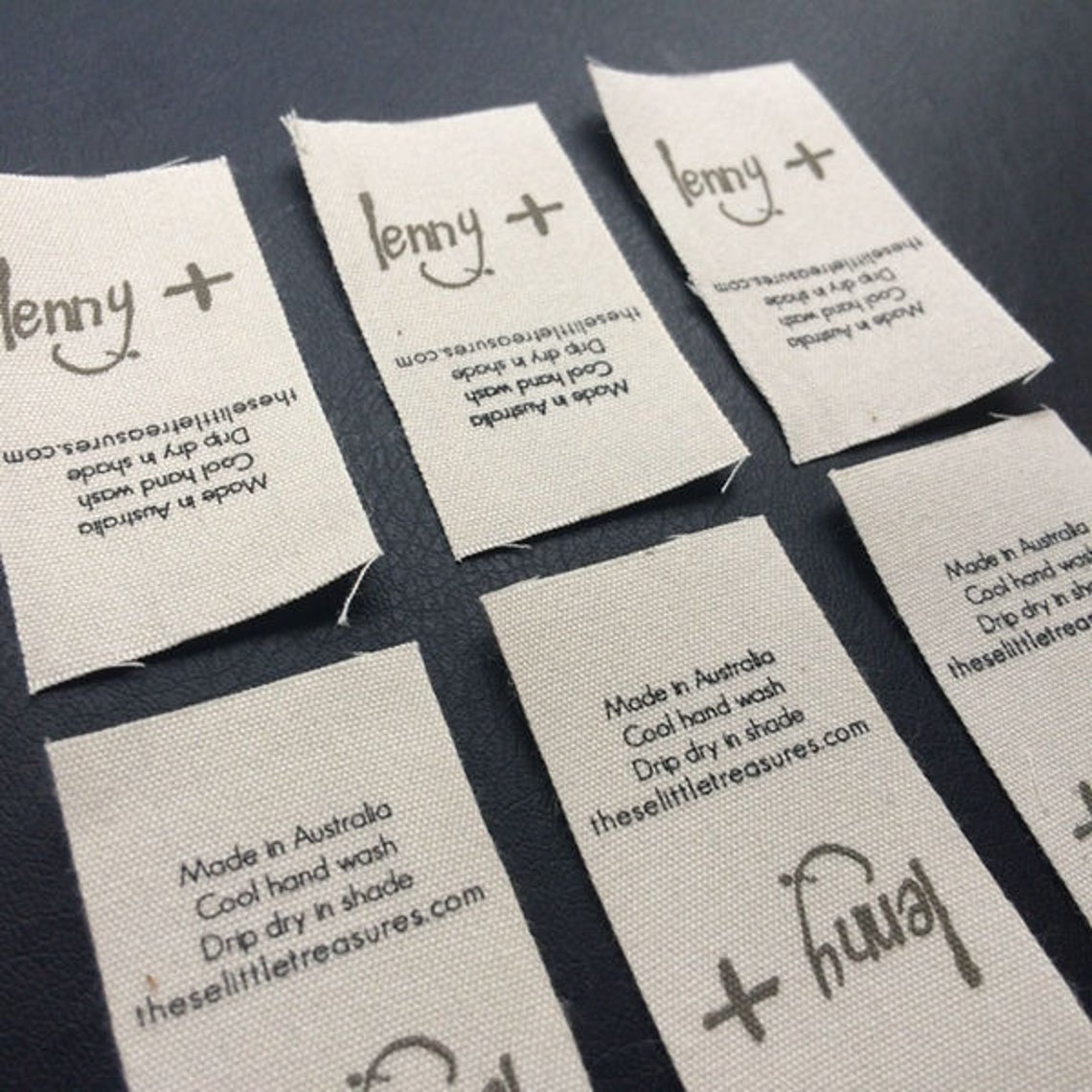 200 Clothing Labels Printed Cotton Labels Custom Labels | Etsy