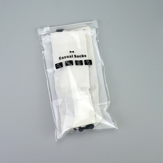 On Sale Custom Zip Lock Bag custom Frosted Zipper Bags Clear Zip Lock Bag High Quality Clothes Plastic Bag Etsy Ireland