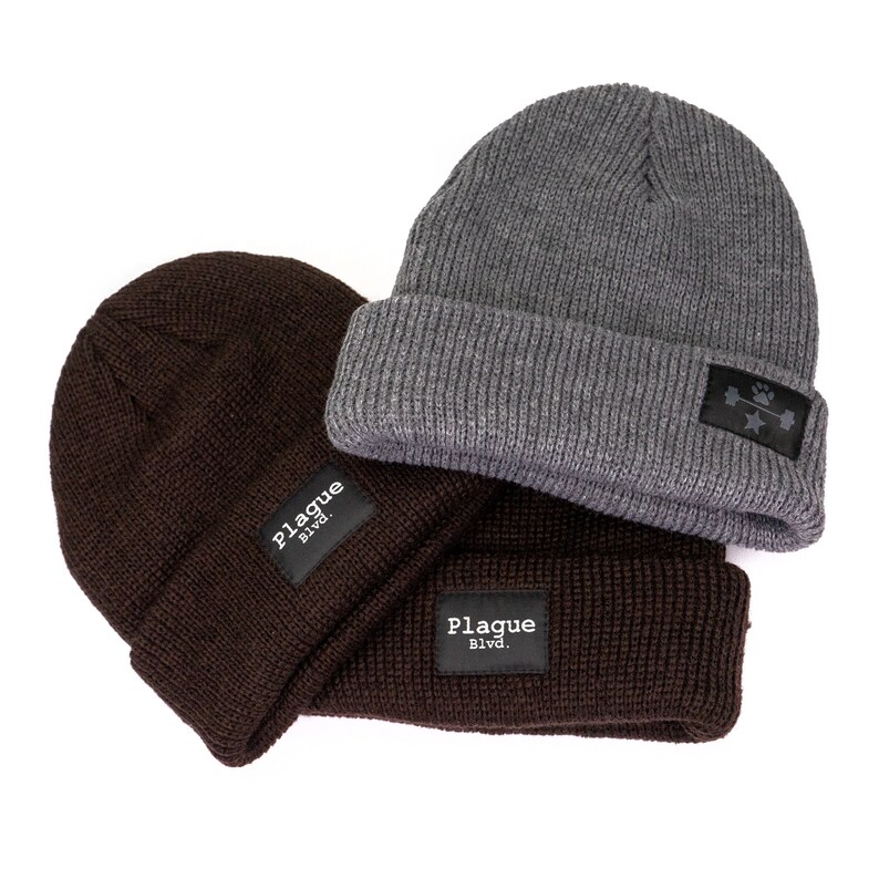 100pcs Custom Winter Beanie Acrylic Beanie Hat With Woven - Etsy