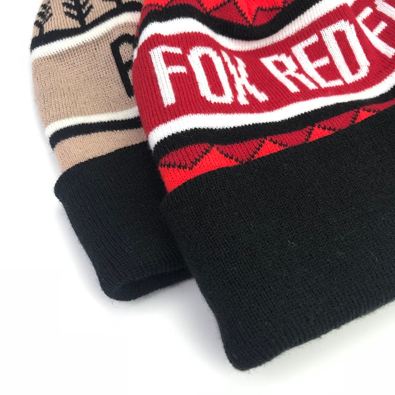 100pcs Custom Knit Beanie Hat personalized Colors and Text - Etsy