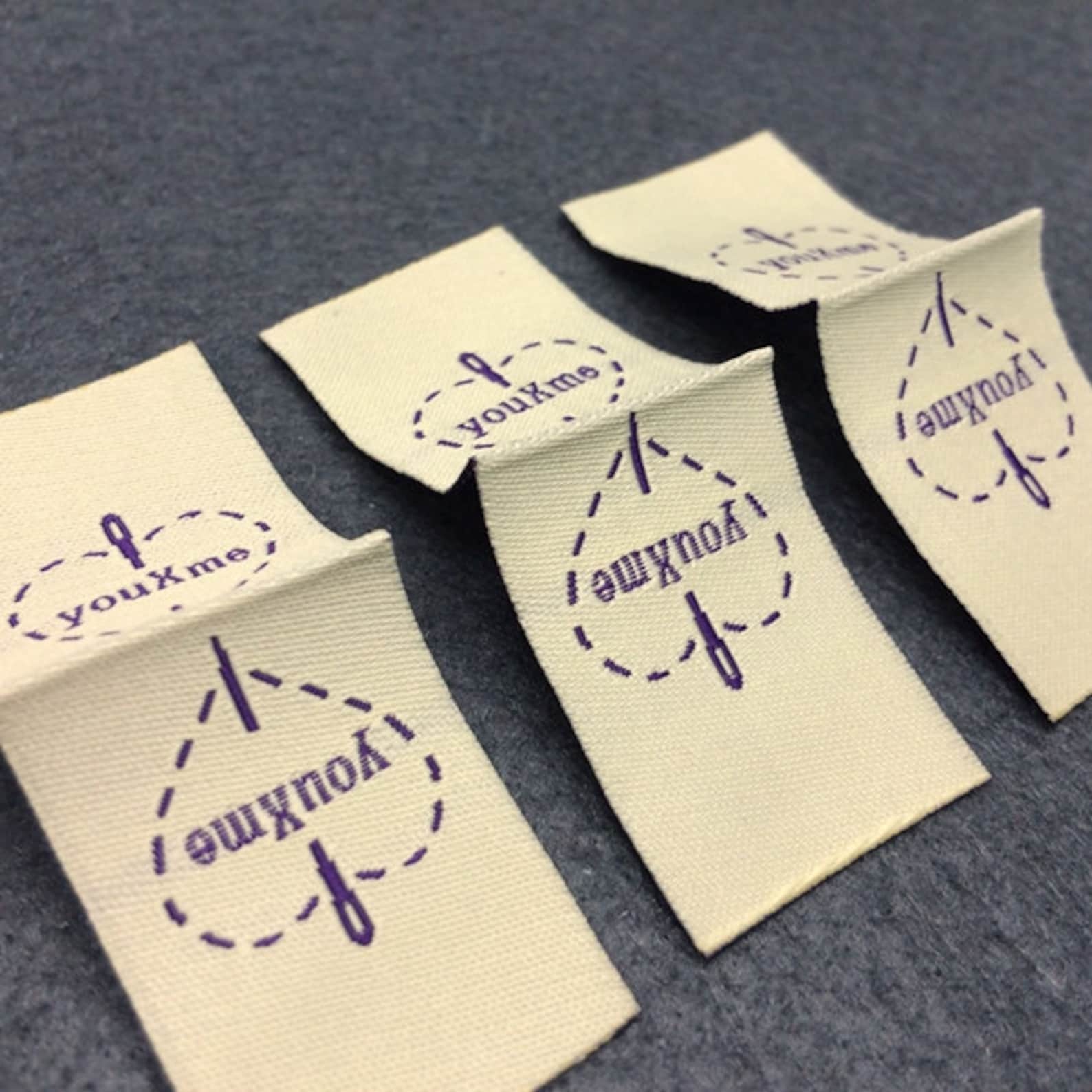 500 Custom Woven Clothing Labelscustom Woven Labelsname | Etsy