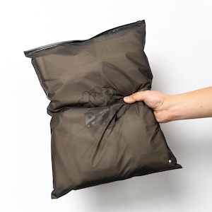 50-1000pcs Custom Matte Black Transparent Zip Lock Bags High Quality Plastic Bags Clothes Zipper ...