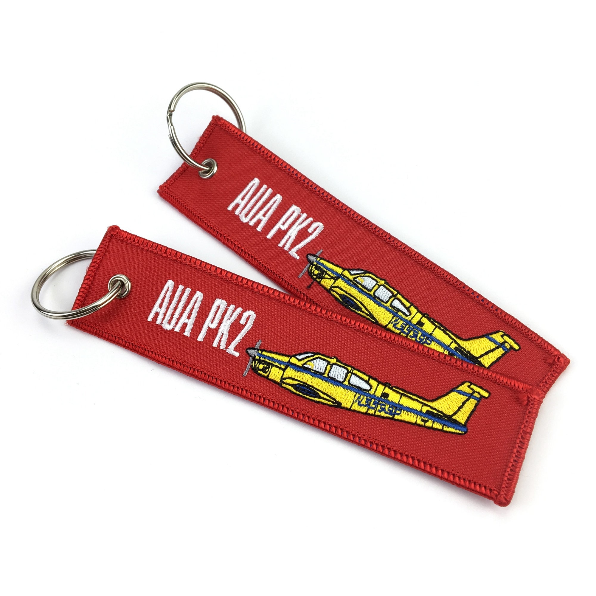 100 Custom Embroidered Keychain Personalized Key Fob - Etsy