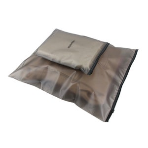 50-1000pcs Custom Matte Black Transparent Zip Lock Bags High Quality Plastic Bags Clothes Zipper ...