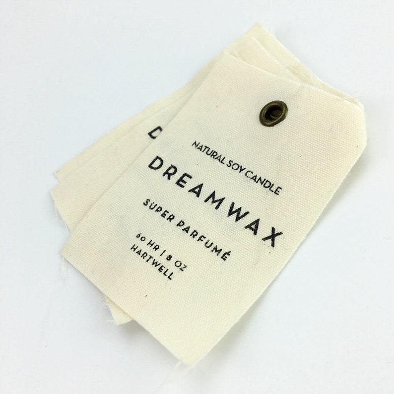 Custom Fabric Hang Tag Printed Cotton Hang Tags Fabric Hang | Etsy