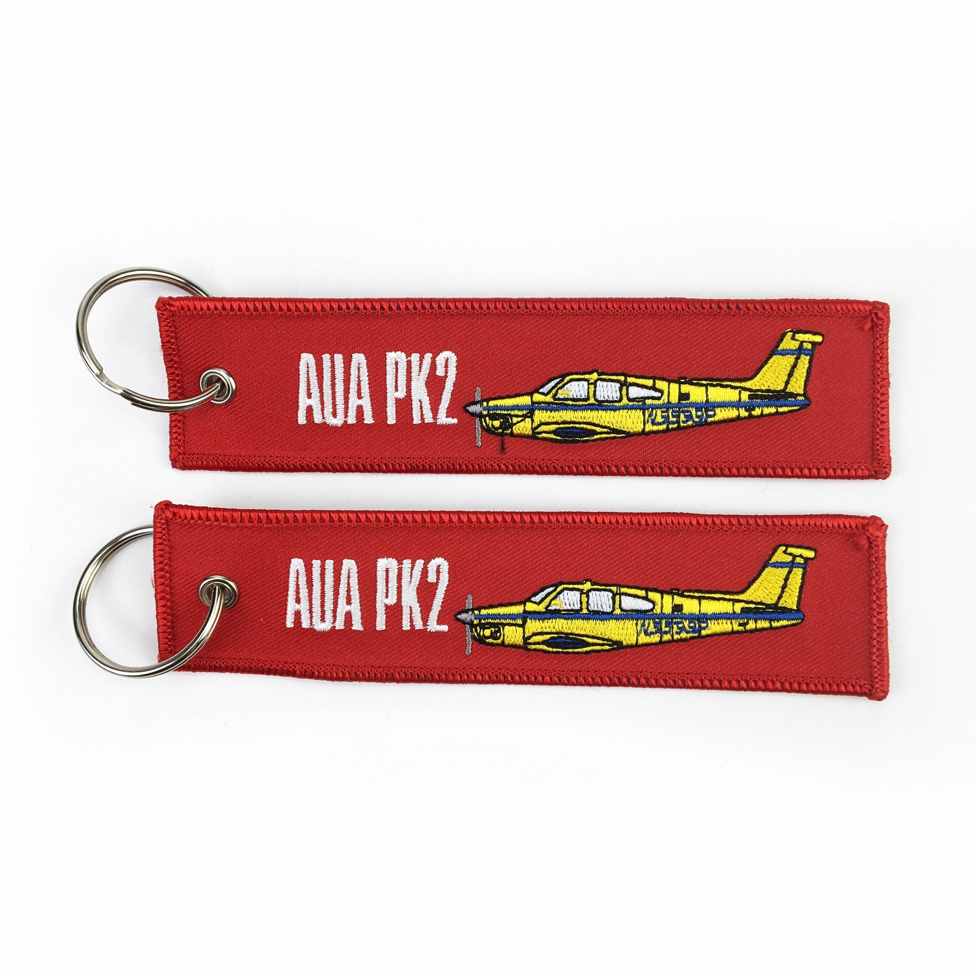 100 Custom Embroidered Keychain Personalized Key Fob - Etsy