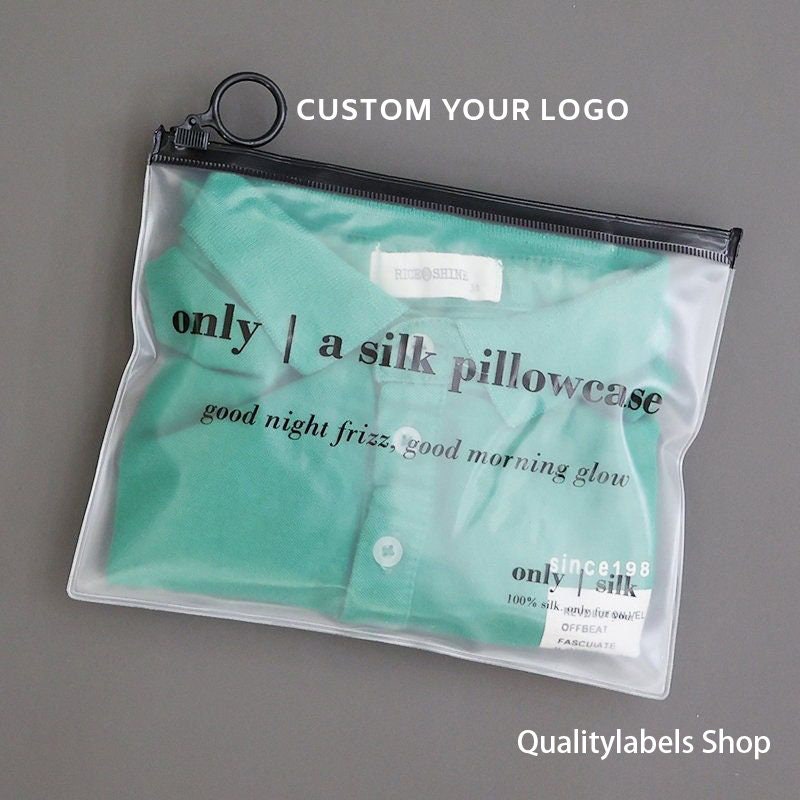 Custom Logo Zipper Bag - Etsy