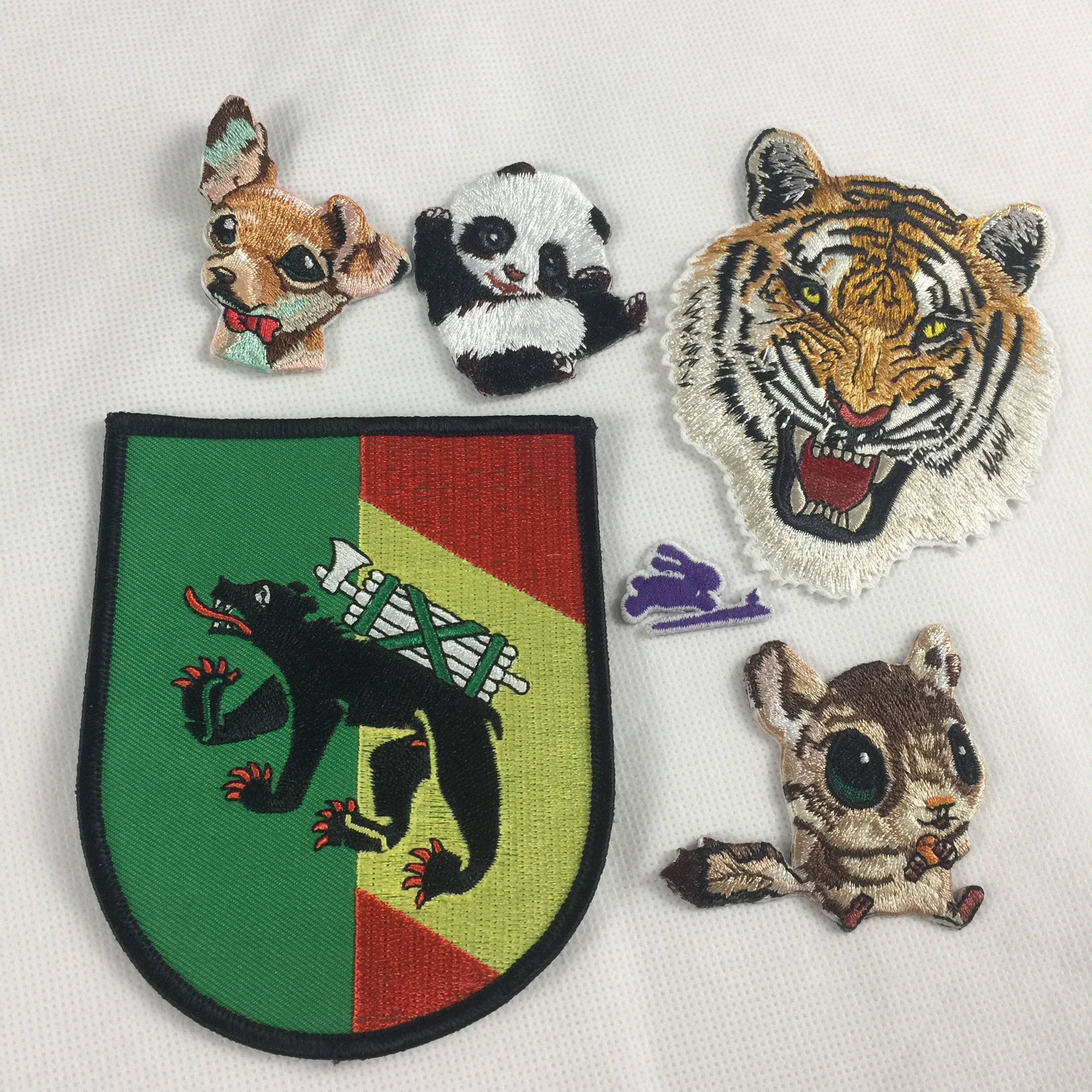 50 Clothing Patches Embroidered Custom Patches for Jackets - Etsy