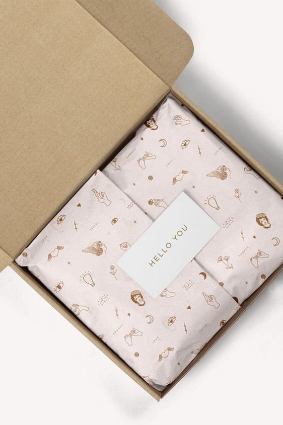 500pcs CUSTOM Tissue Paper Custom Printed Tissue Paper - Etsy