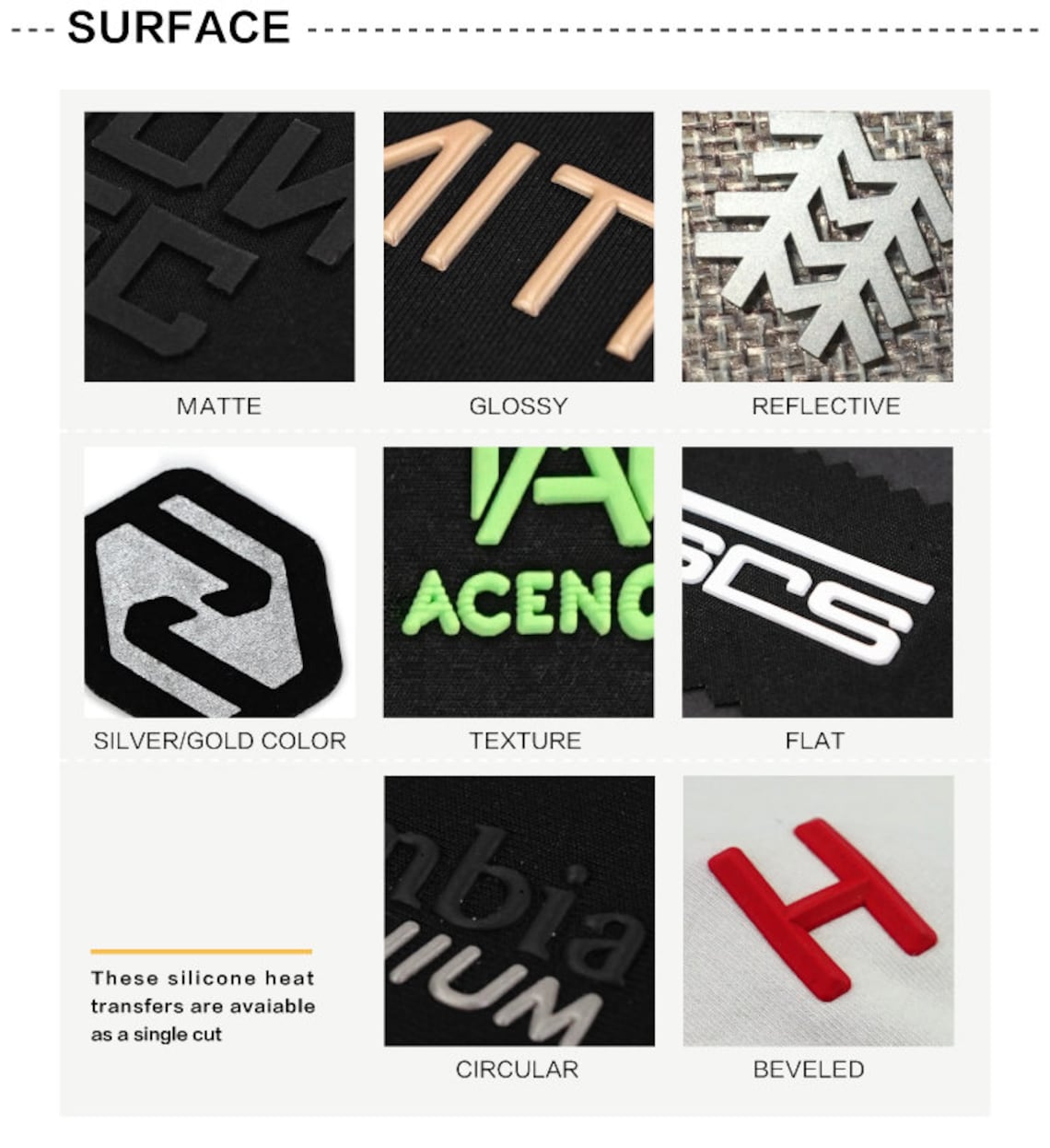 150pcs 3D Silicone Heat Transfer Label heat transfer silicone | Etsy