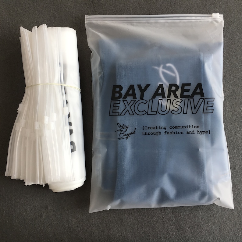 1000pcs Frosted Zipper Bags Custom Custom Frosted Zipper Etsy