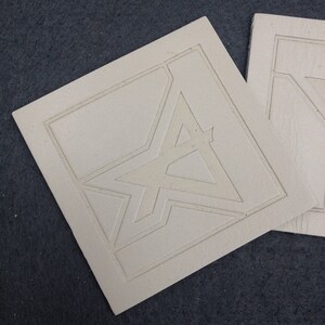 50 Custom Personalized Leather Patches With Logo, Text, or Initials ...