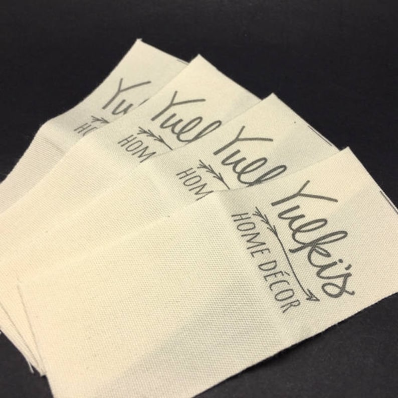 1000 custom cotton labels cotton tags Original Cotton label | Etsy
