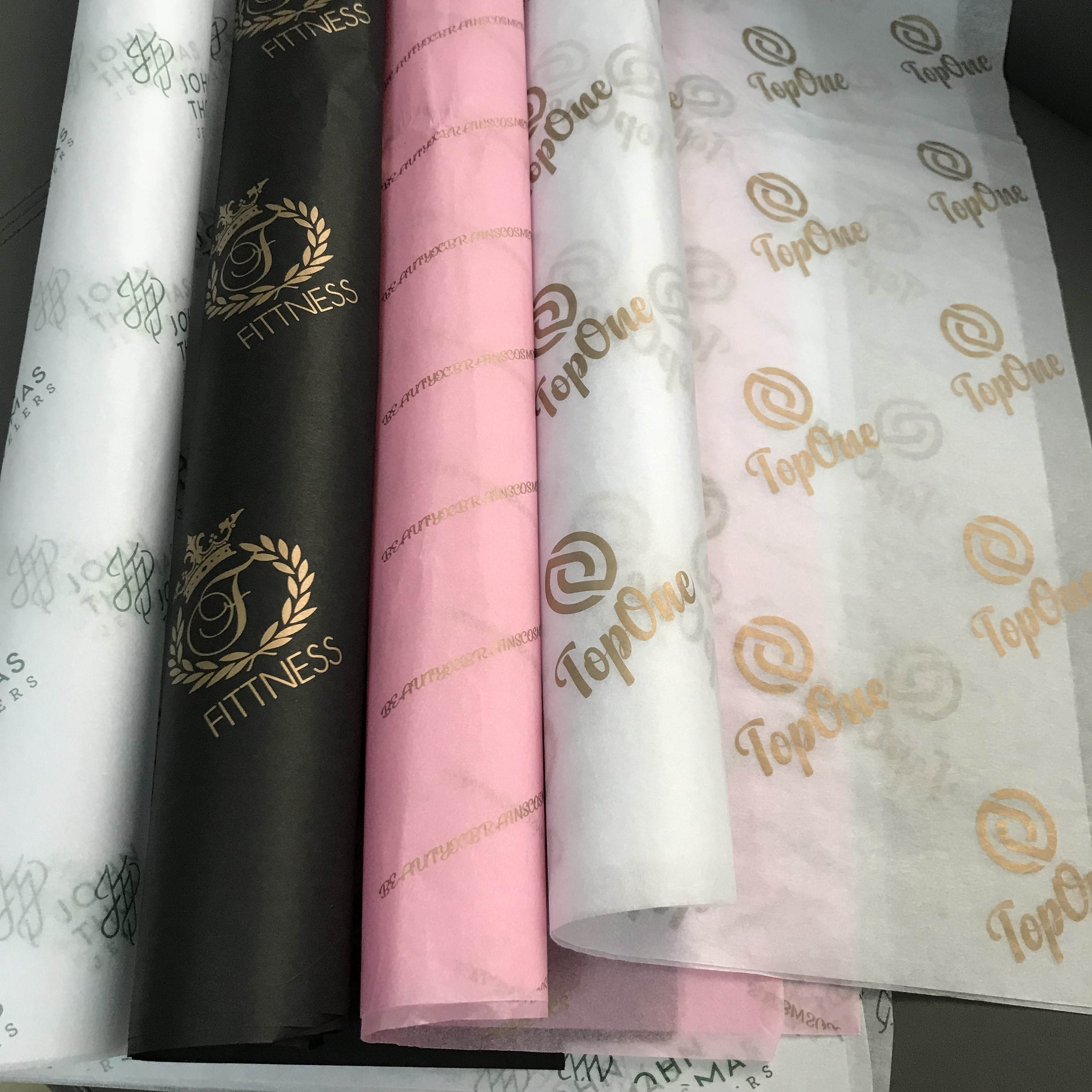 1-1000 Custom Tissue Paper Branded Tissue Paper Full Color - Etsy
