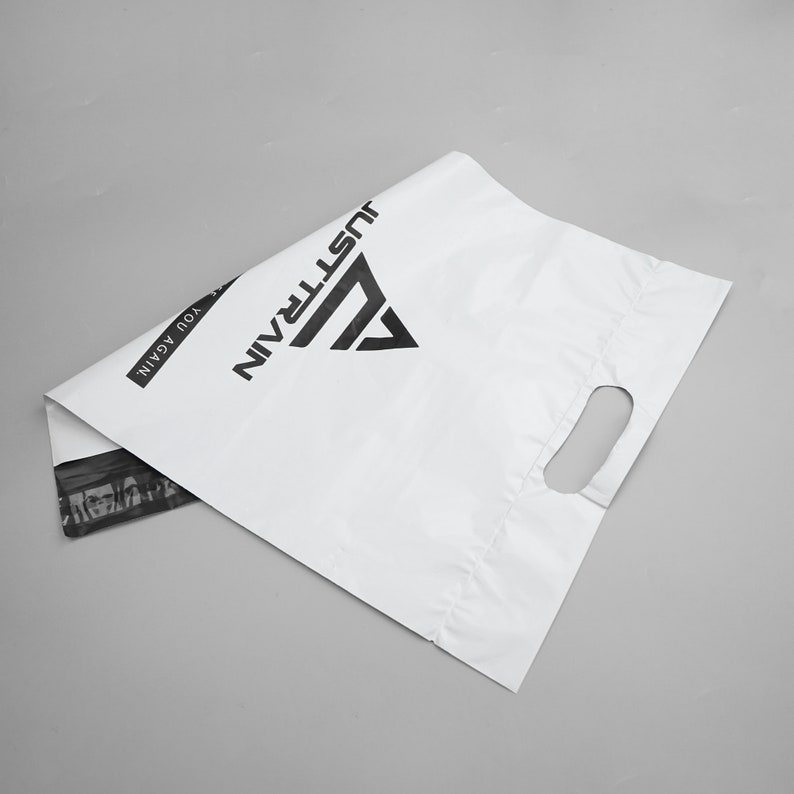 On sale custom poly mailer bags with handle poly mailer with | Etsy