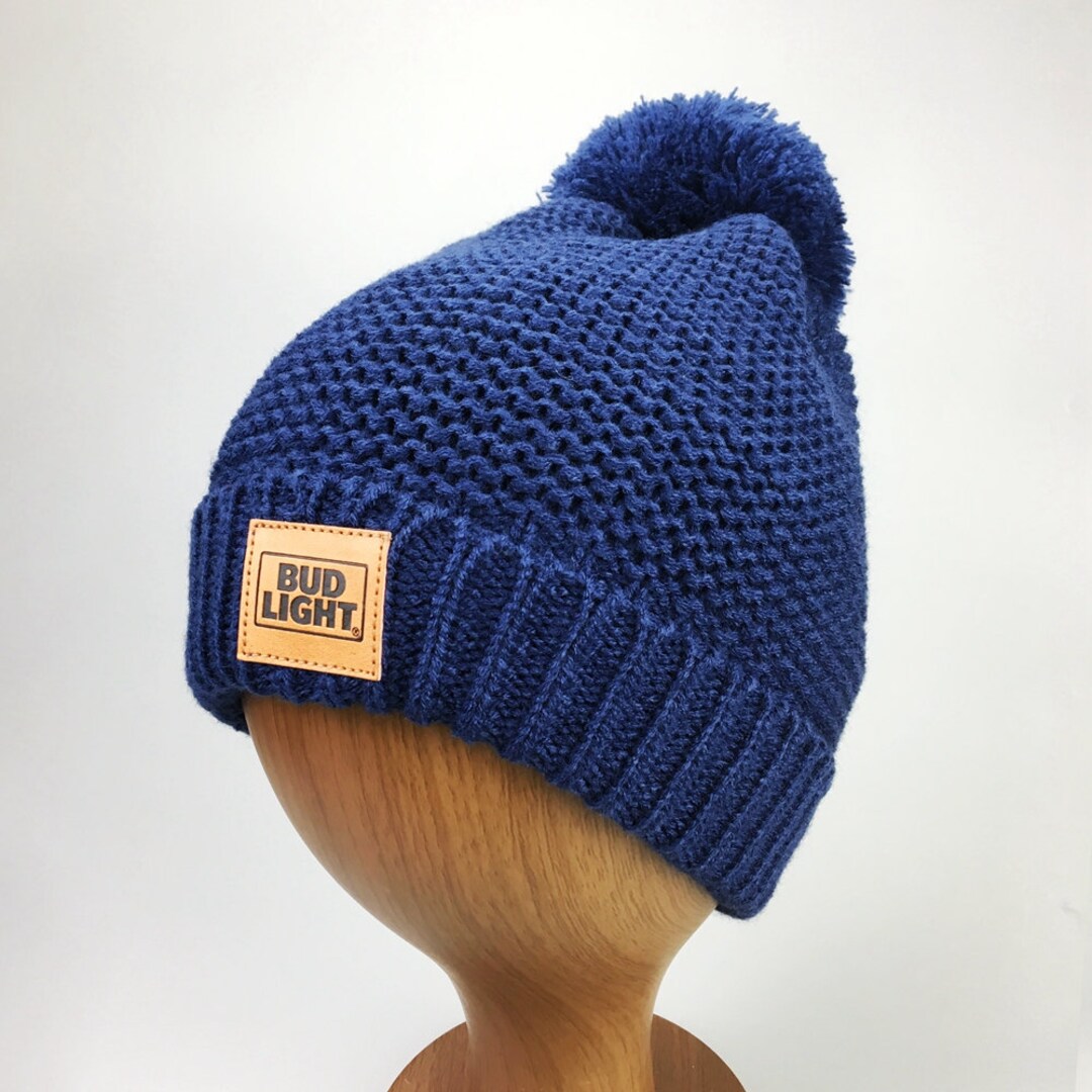 50pcscustom Beanie Leather Patch, Custom Beanie, Personal Embroidered ...