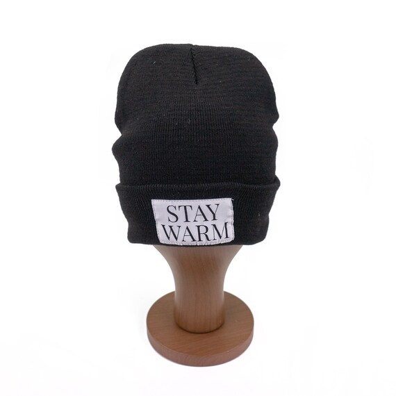 100pcs Custom Winter Beanie Acrylic Beanie Hat With Woven - Etsy