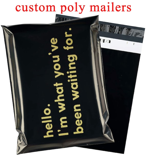 Custom Your Brand Logo Colored Poly Mailers Courier Storage - Etsy