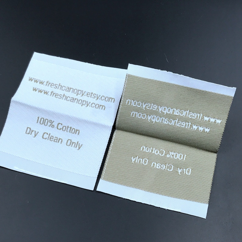 On Sale Custom Woven Labels Pip Label Hem Labels Pip Woven - Etsy Canada