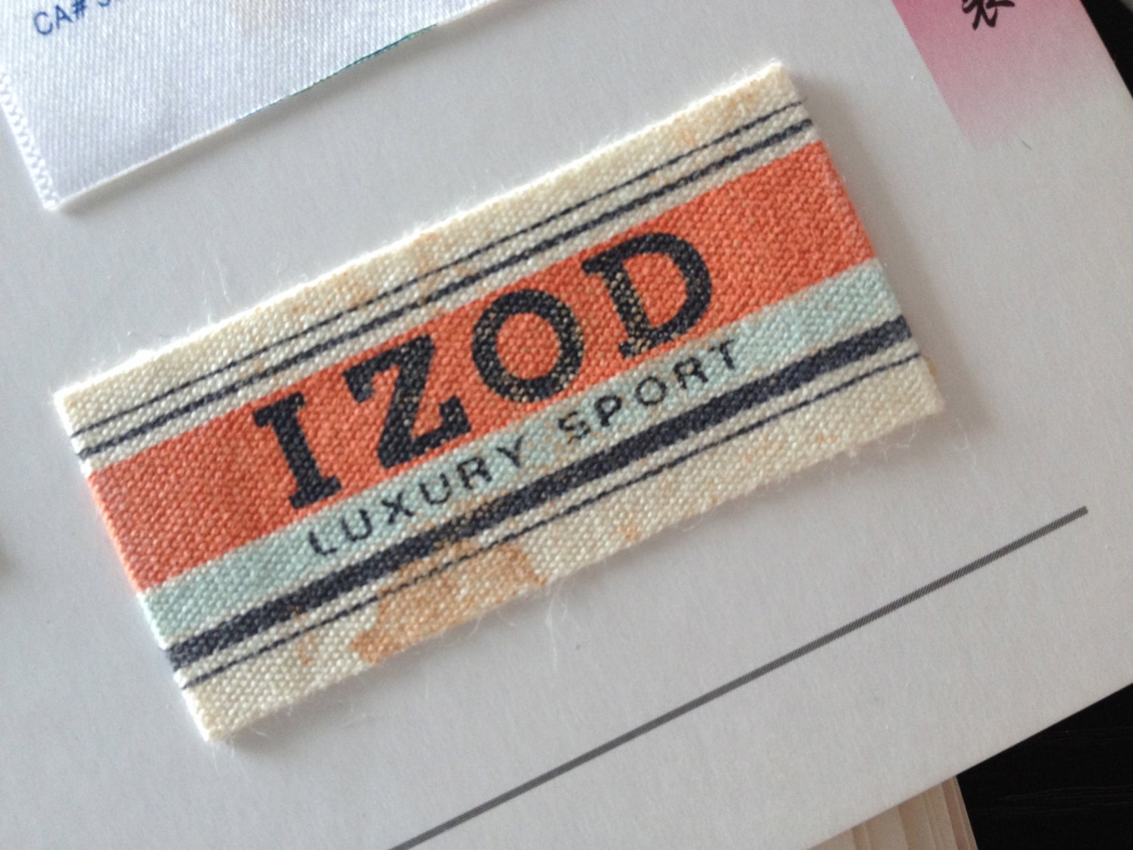 100 Printed Cotton Labels Fabric Labels Custom Clothing - Etsy