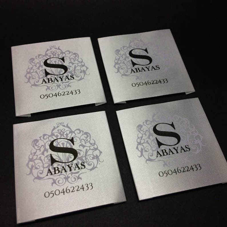 200 Custom Satin Labels Clothing Labels Satin Labels Custom - Etsy