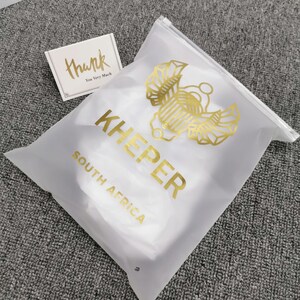 50-1000pcs Custom Frosted Zipper Lock Bags High Quality Plastic Bags ...