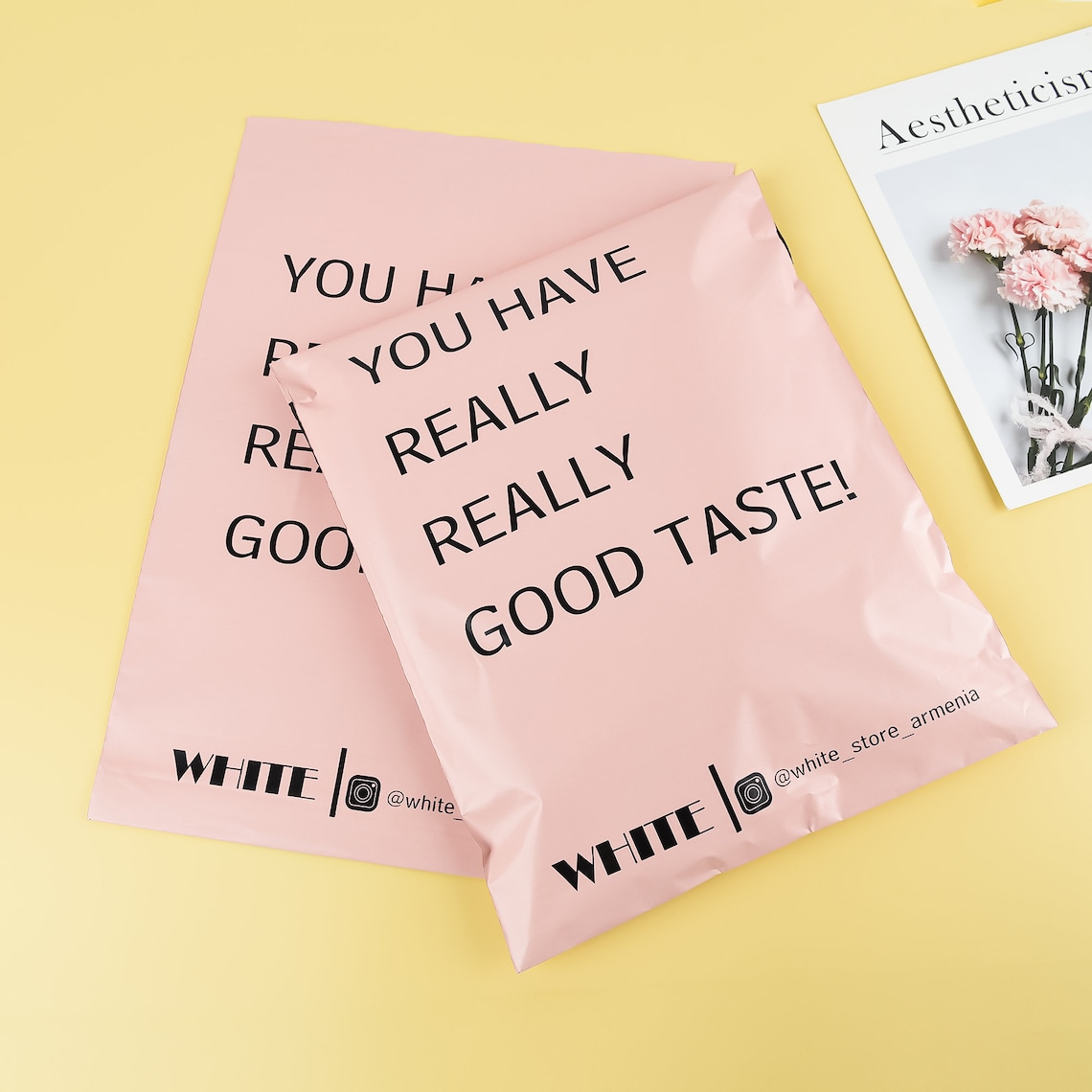 Custom Poly Mailer Design Beauty Hair Fashion Packaging - Etsy