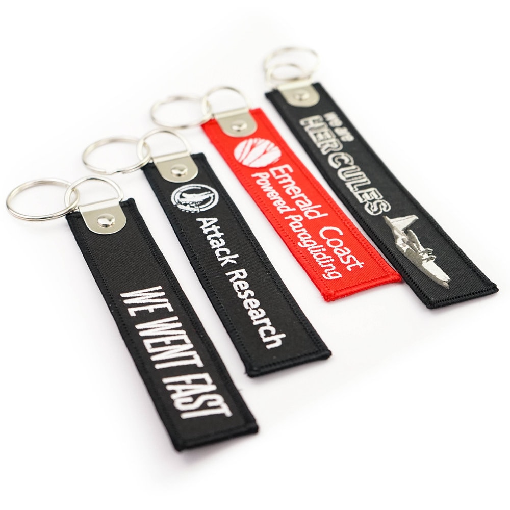 50pcs Flight Keycahin Custom Embroidery Flight Tag - Etsy