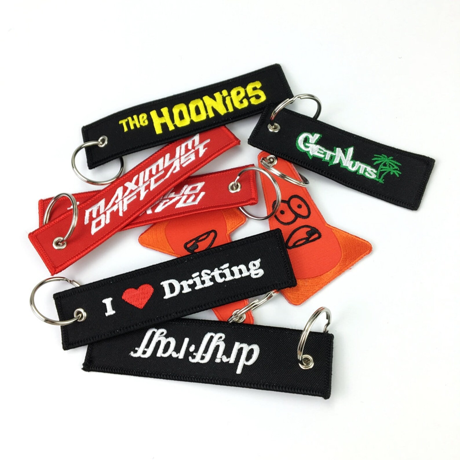 300 Custom Flight Key Chain, Custom Embroidered Keychain, Custom Remove ...