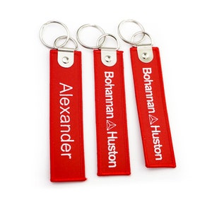 50pcs Flight Keycahin Custom, Embroidery Flight Tag, Embroidered ...