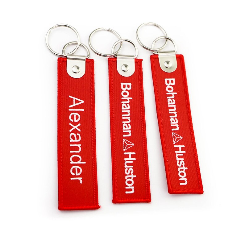 50pcs Flight Keycahin Custom Embroidery Flight Tag - Etsy