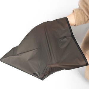 50-1000pcs Custom Matte Black Transparent Zip Lock Bags High Quality Plastic Bags Clothes Zipper ...