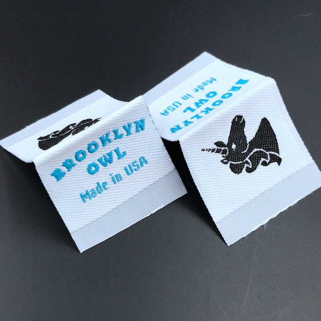 500 Custom Woven Clothing Labels,custom Woven Labels,name Labels ...