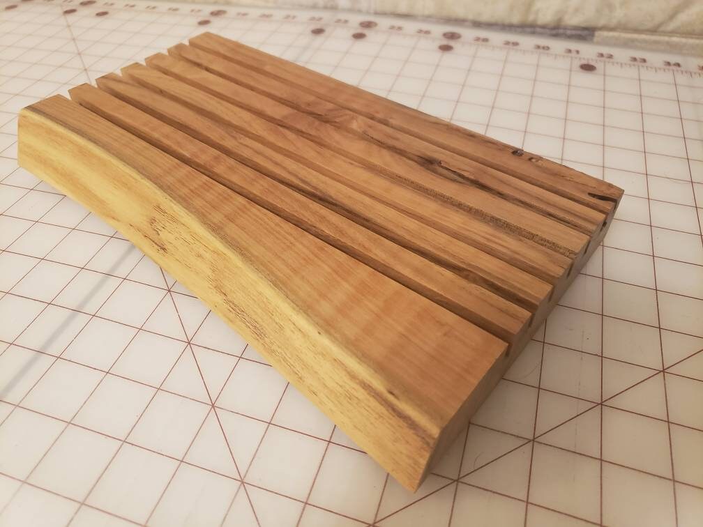 Quilt Ruler Rack in Live Edge Black Locust It Glows Under - Etsy