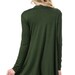 Solid Rayon Spandex Long Sleeve Jersey Cardigan Sweater Olive - Etsy
