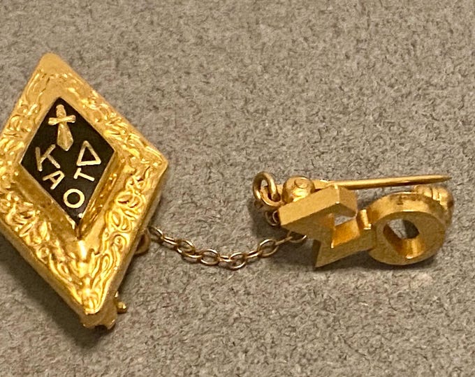 For Elizabeth: Kappa Delta Pin. Shows Minor Signs of Age. - Etsy