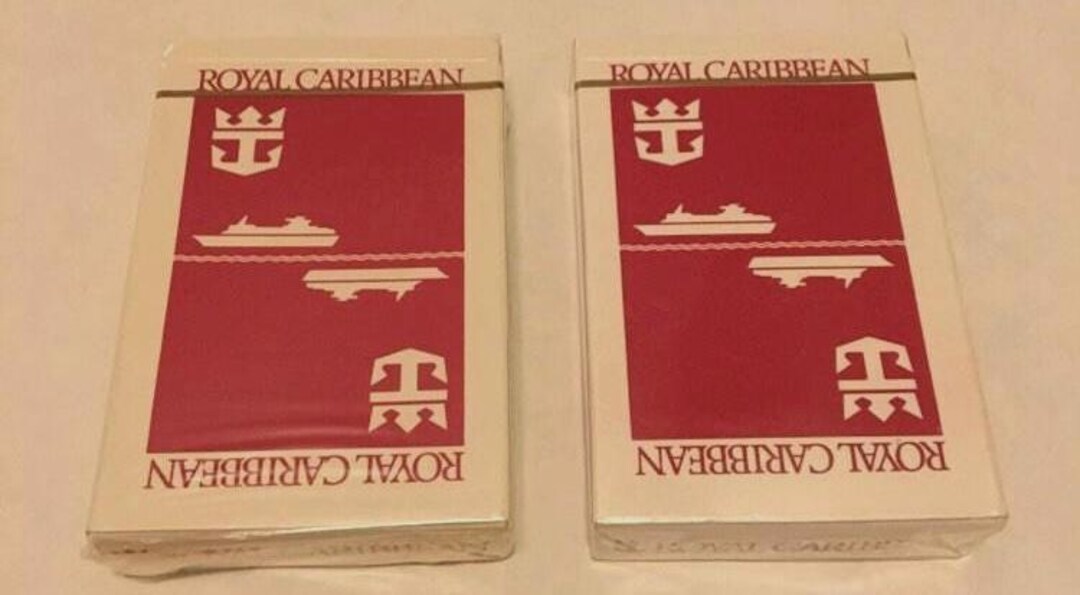 Sealed ROYAL CARIBBEAN Cruise Line Playing Cards. Includes 2 Decks. - Etsy