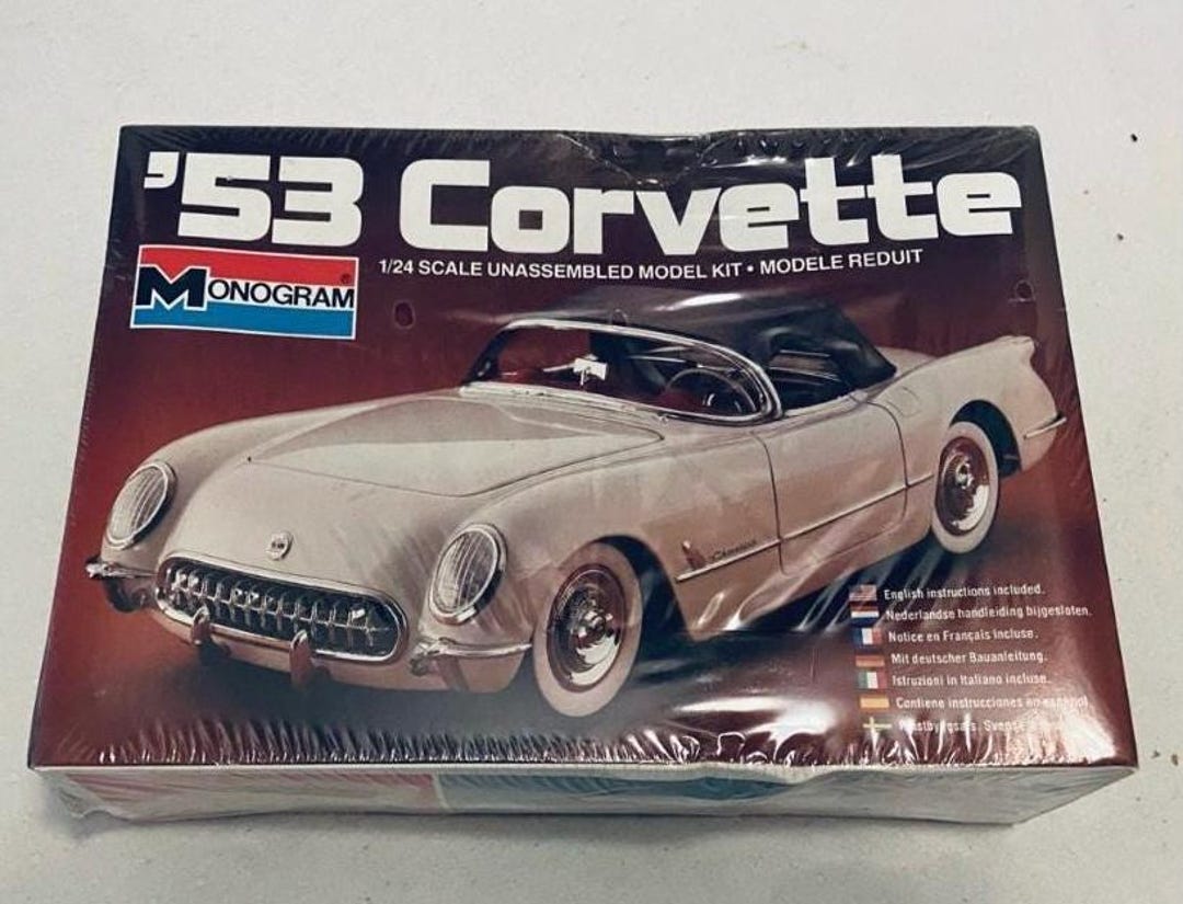 Monogram 1953 Corvette Model - Etsy