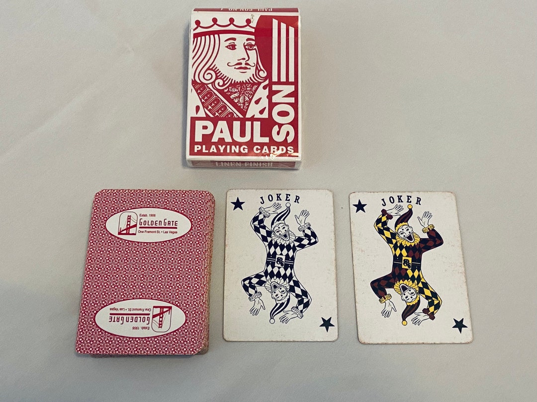 Paulson Golden Gate Playing Cards From the 1970s - Etsy